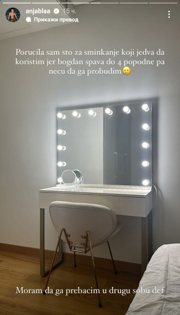 ANJA BLA SE POŽALILA FANOVIMA: Zbog Bake Praseta ne može da spava ...